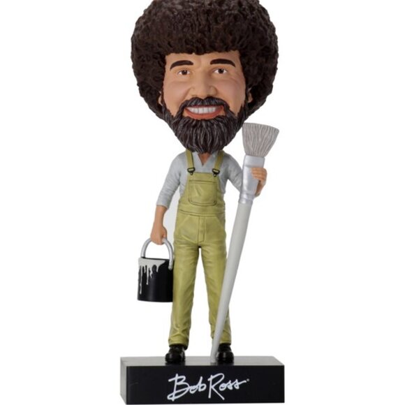 Bob Ross | Toys | New Limited Edition Bob Ross 8 Figure Bobblehead ...